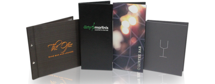 Wine List Menu Covers
